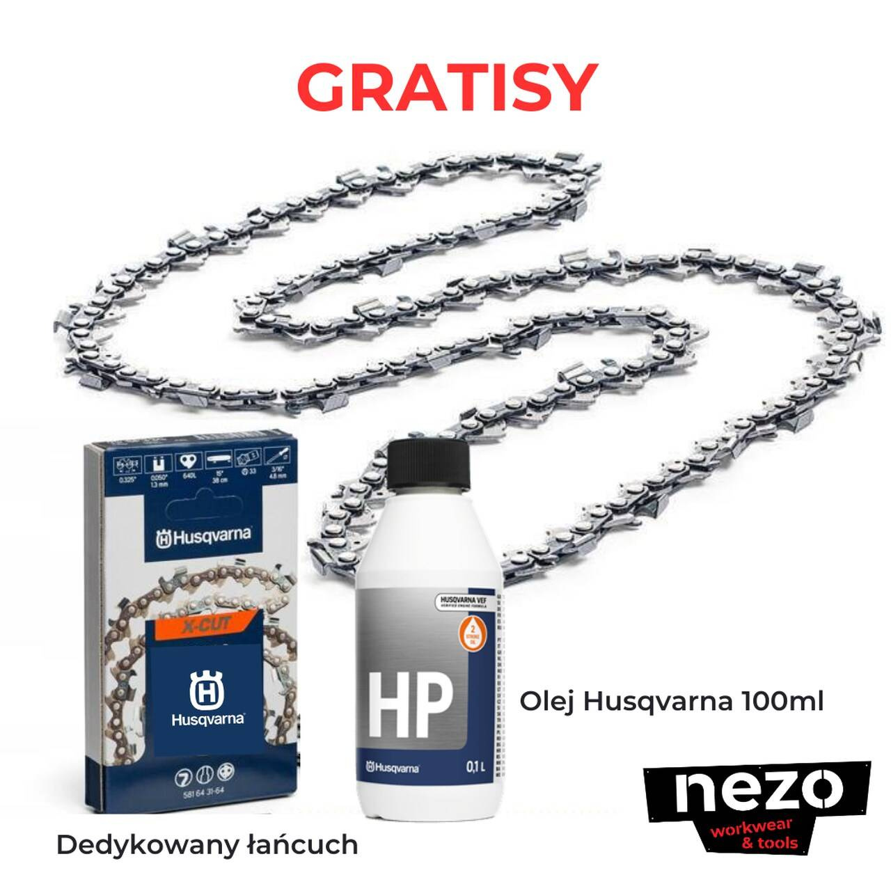 Pilarka spalinowa Husqvarna T525 + olej Husqvarna + ŁAŃCUCH GRATIS - Sklep internetowy NEZO