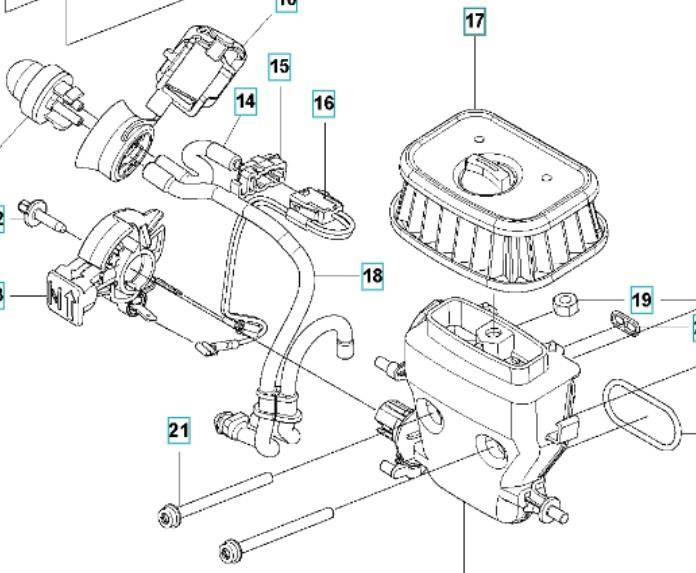 Filtr powietrza Husqvarna do Mark II 545 550 XP/G - Sklep internetowy NEZO
